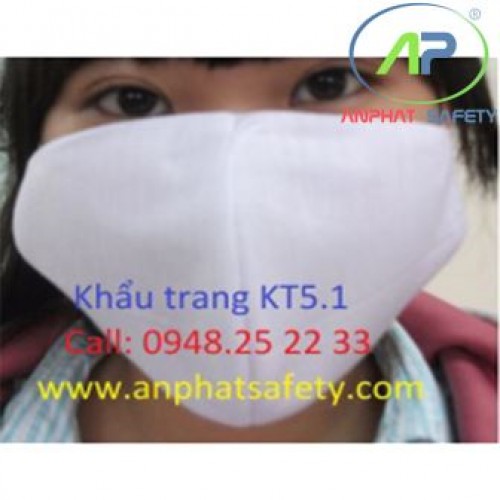 Khẩu trang KT5.1 màu trắng (Nẹp trong)